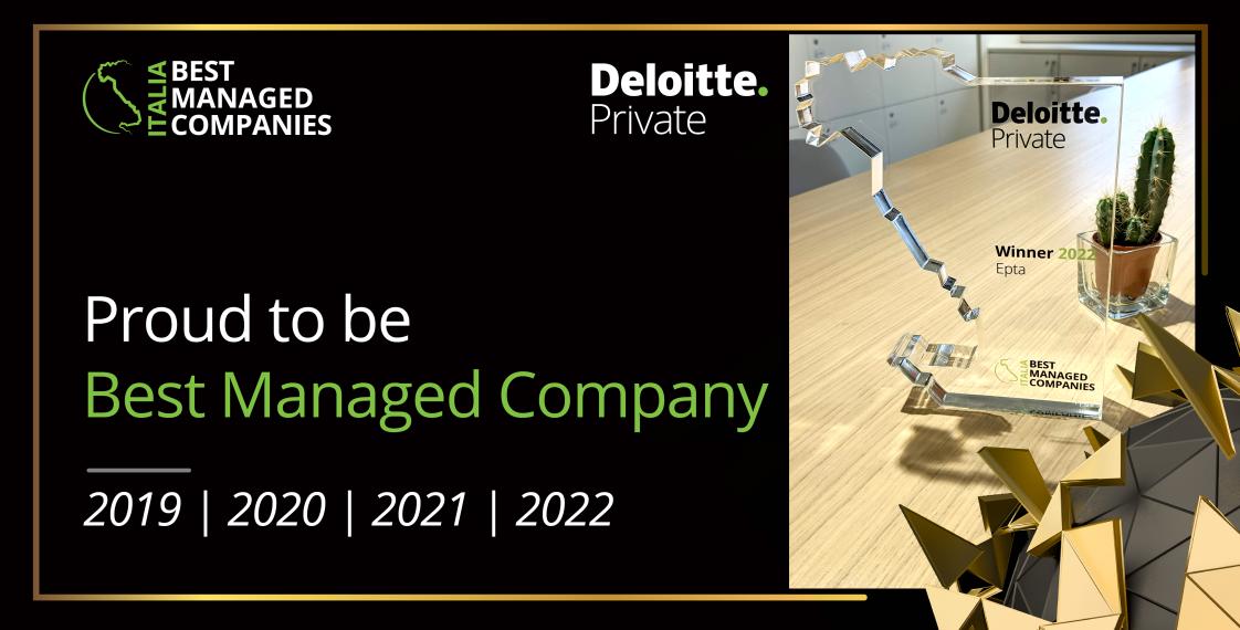 Epta wins the Best Managed Company Award 2022 | Epta International